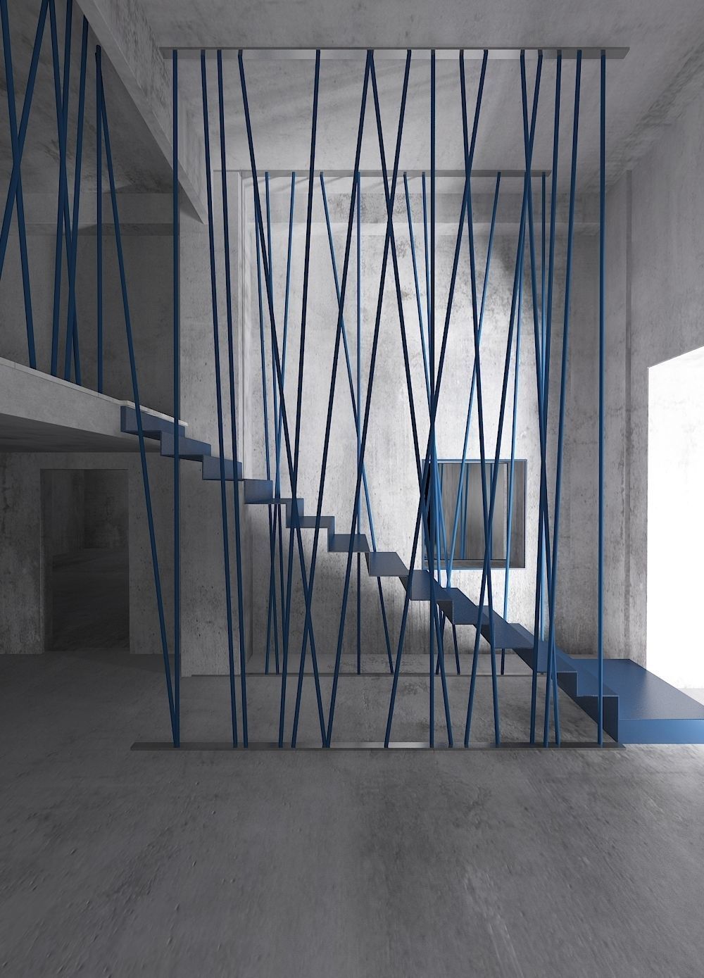 interior stairs design 3D model 3D printable | CGTrader