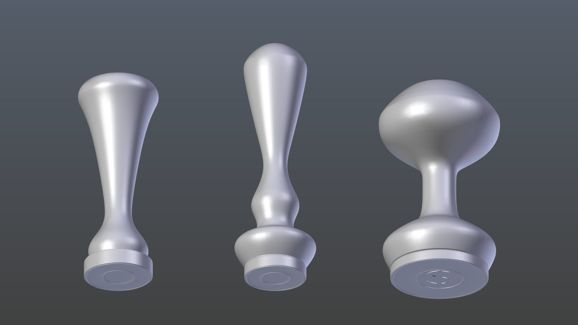 Rubber Stamps 3D model | CGTrader