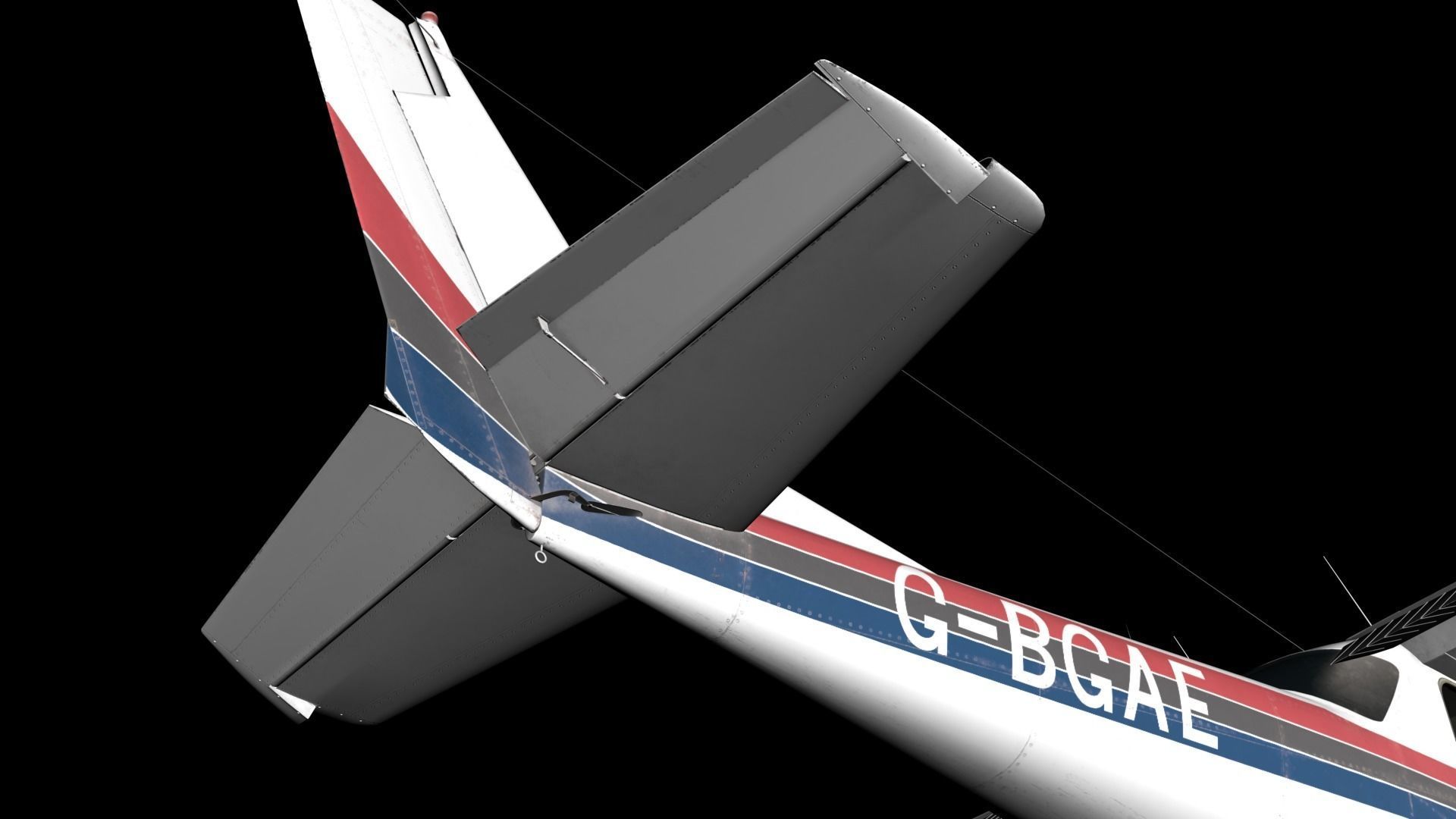 Cessna C152 3D model animated | CGTrader