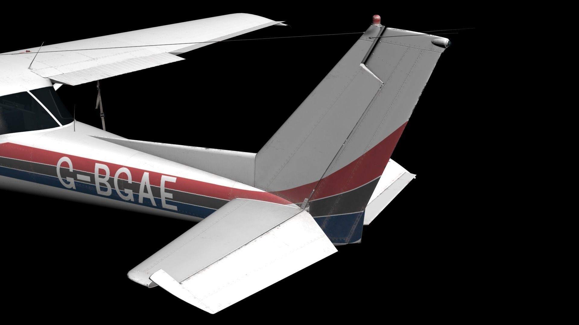 Cessna C152 3D model animated | CGTrader