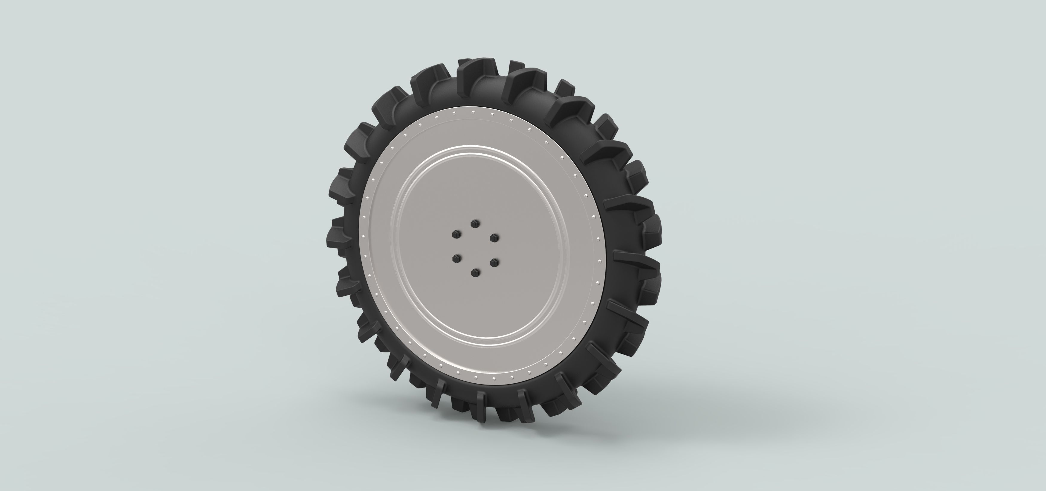 Wheel from swamp buggy 3D model | CGTrader