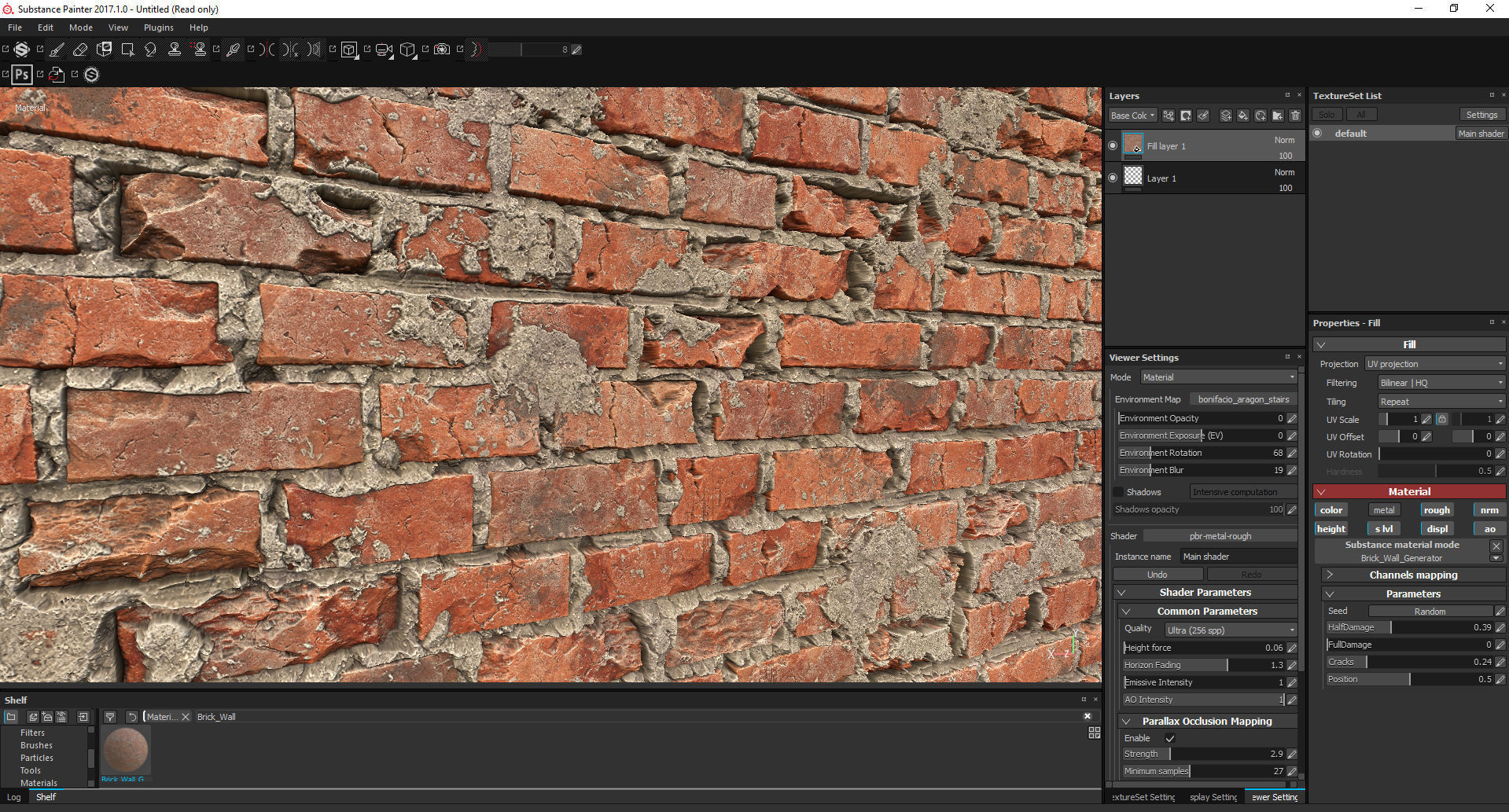 Brick wall material generators Texture | CGTrader