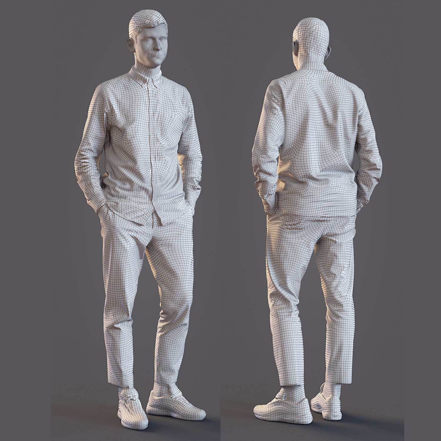 3d scan man 4 3D model | CGTrader