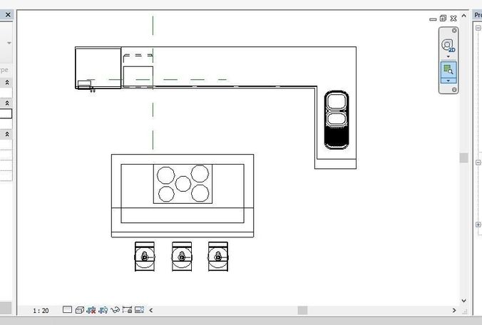 Modern Kitchen revit family 3D model | CGTrader