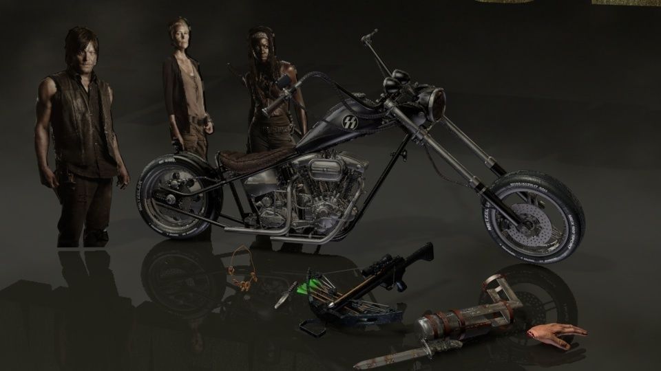 Walking Dead Daryl Dixon Set 3D model | CGTrader