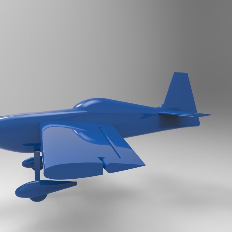 3D STL model of a plane 3D model | CGTrader