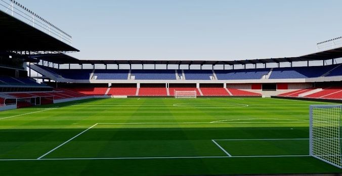 3D model Generali Arena - Letna Stadium - Prague VR / AR / low-poly ...