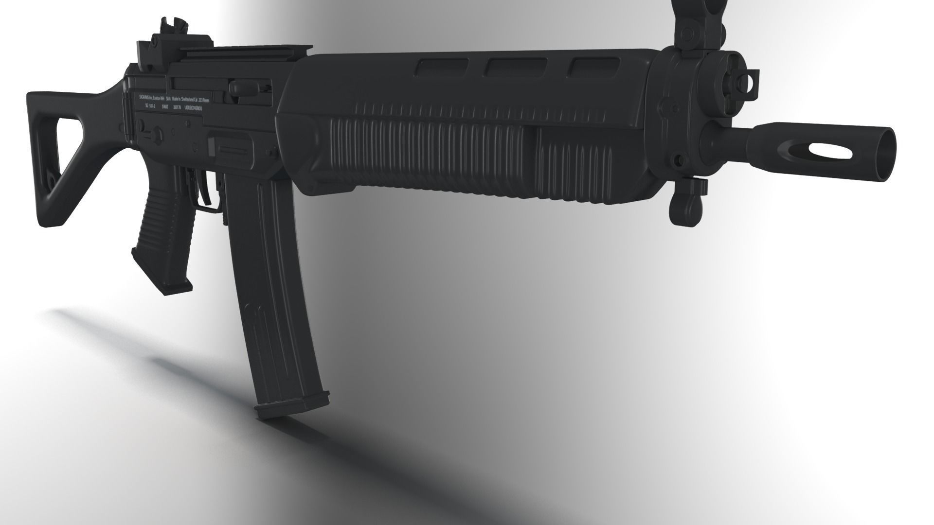 AEG AIRSOFT ASSAULT RIFLE 3D model | CGTrader