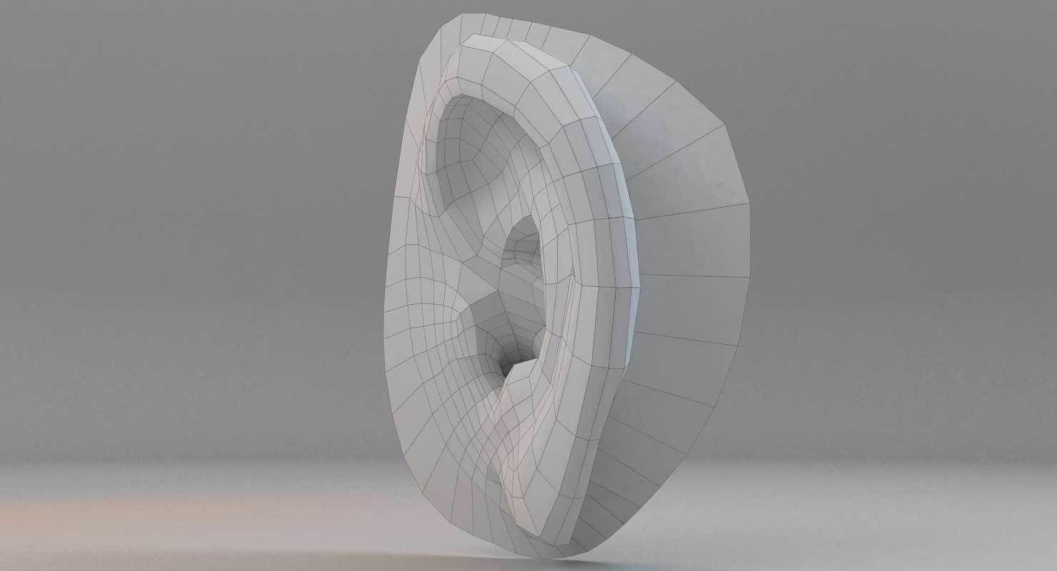 3D model Human Ear VR / AR / low-poly | CGTrader