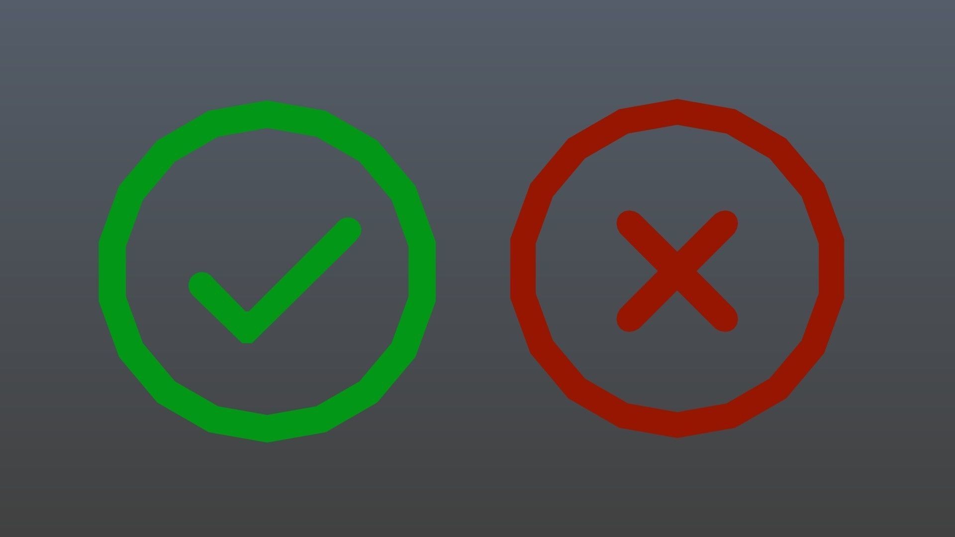 3D model Low poly Check mark 4 VR / AR / low-poly | CGTrader