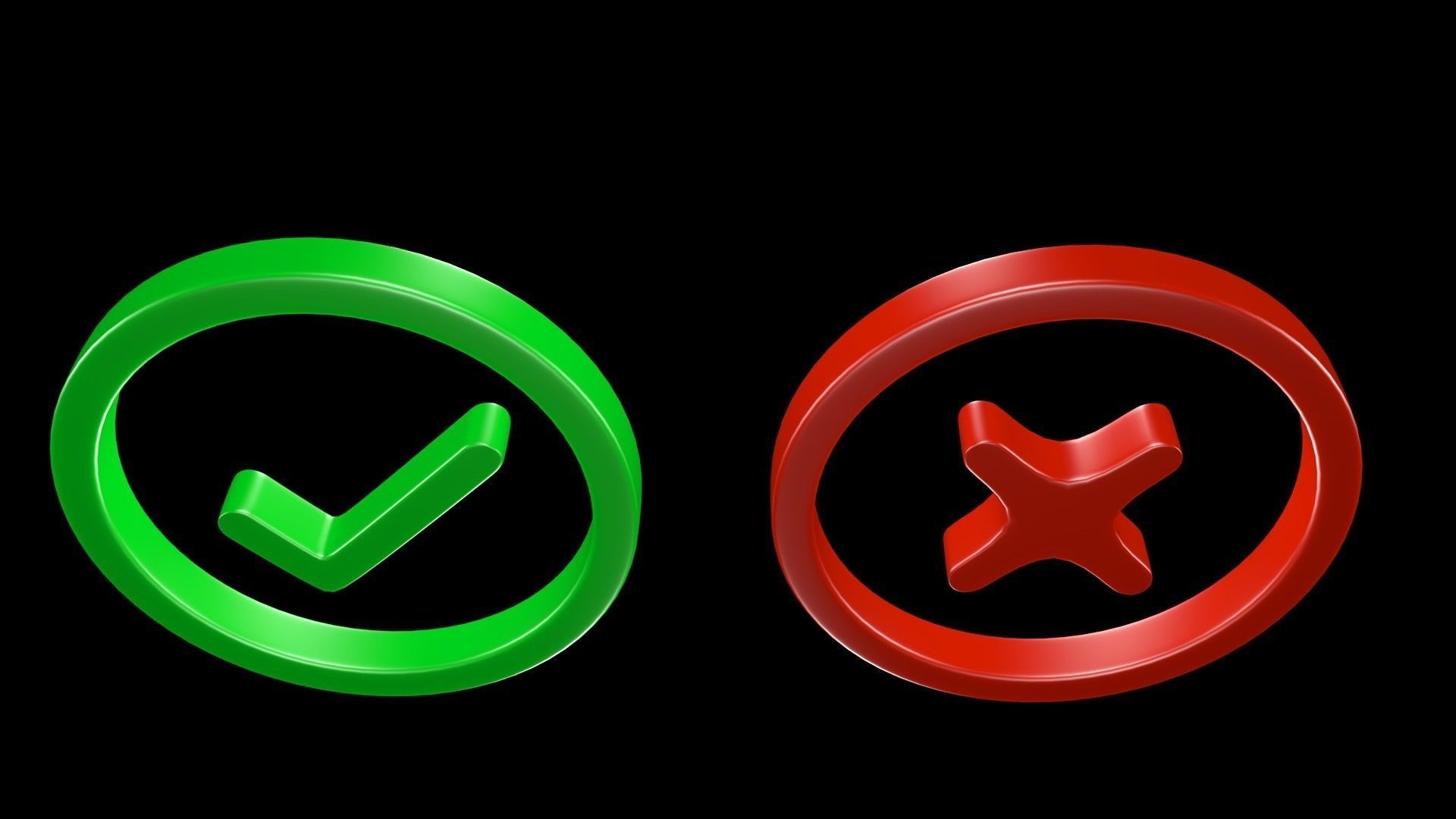 Check mark 4 3D model | CGTrader