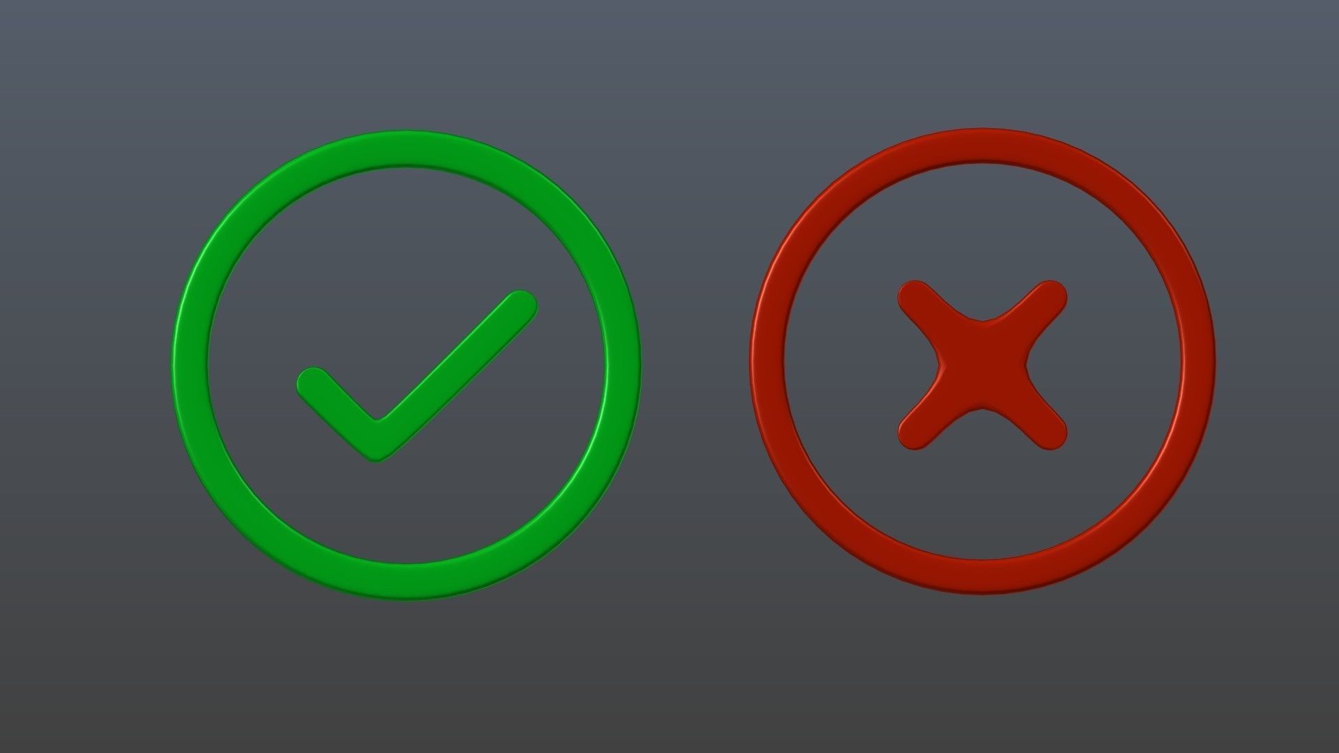 Check mark 4 3D model | CGTrader