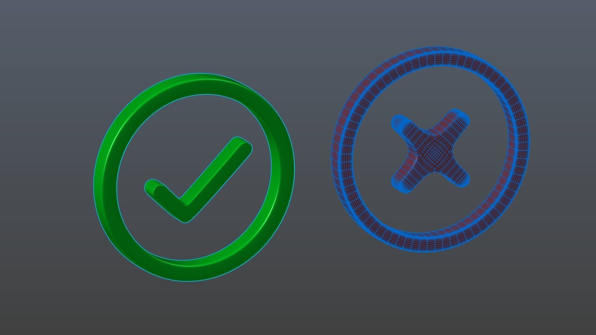 Check mark 4 3D model | CGTrader