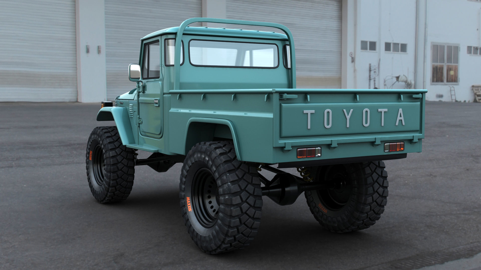 Toyota FJ 45 3D model | CGTrader