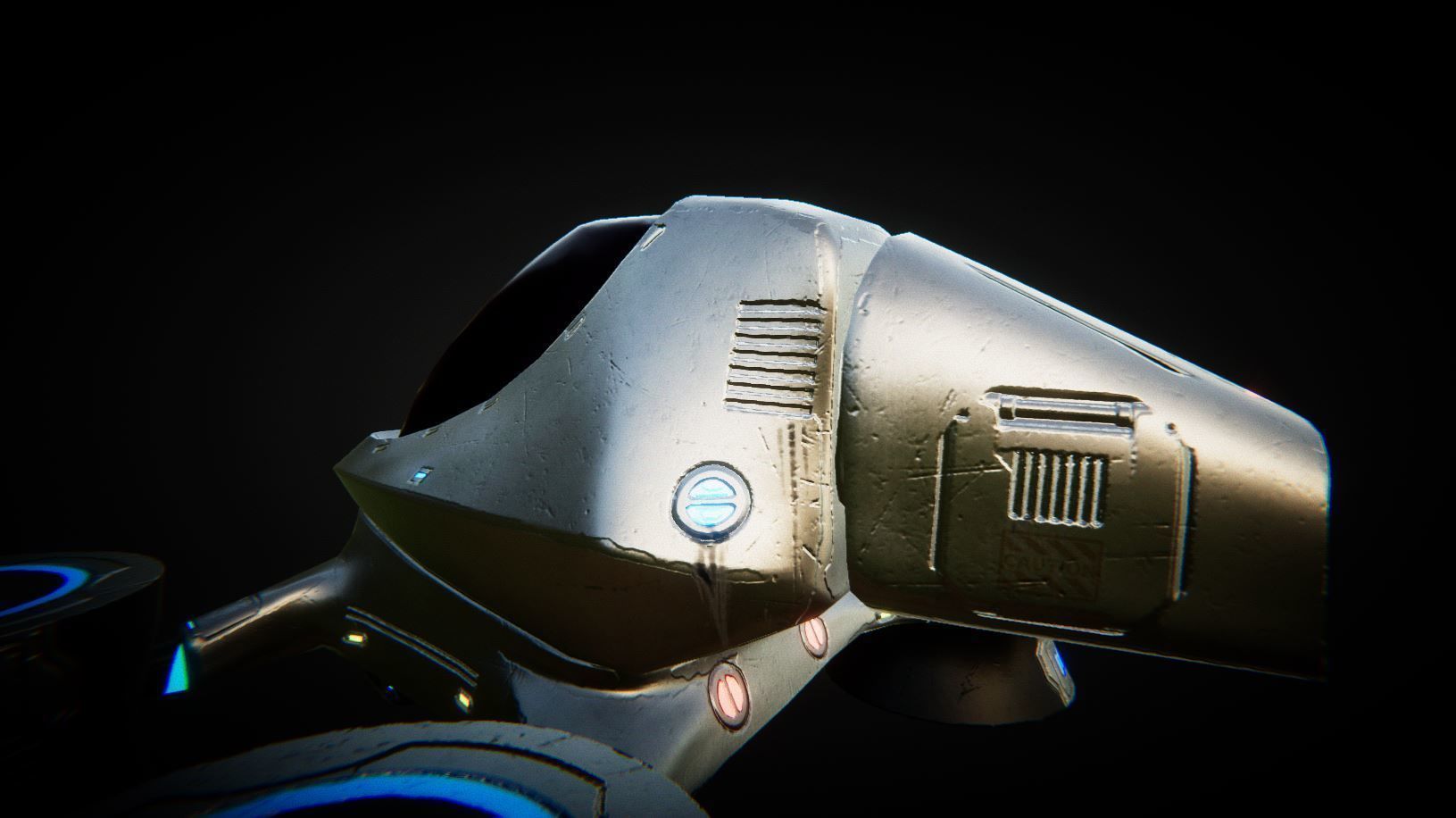 3D model Sci-Fi Drone PBR VR / AR / low-poly | CGTrader