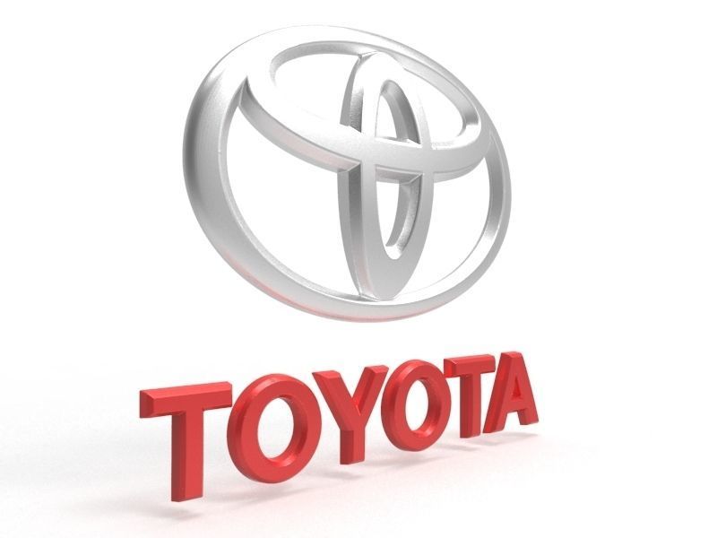 Toyota Logo 3D 3D model | CGTrader