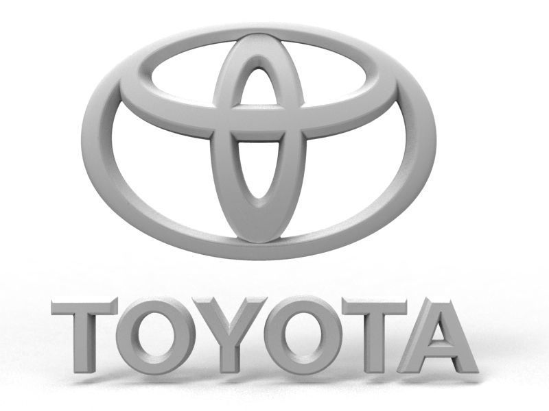 Toyota Logo 3D 3D model | CGTrader