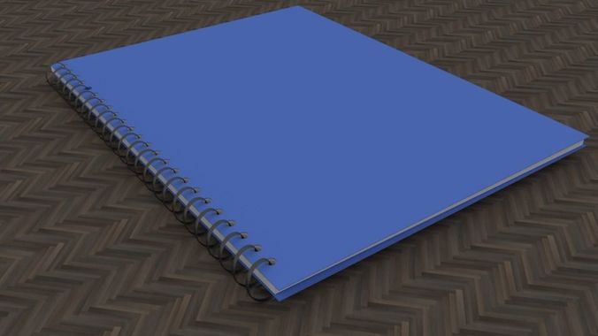 School Notebook 3D model | CGTrader