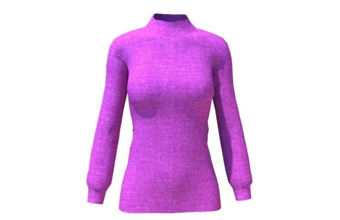 3D model women sweater VR / AR / low-poly | CGTrader