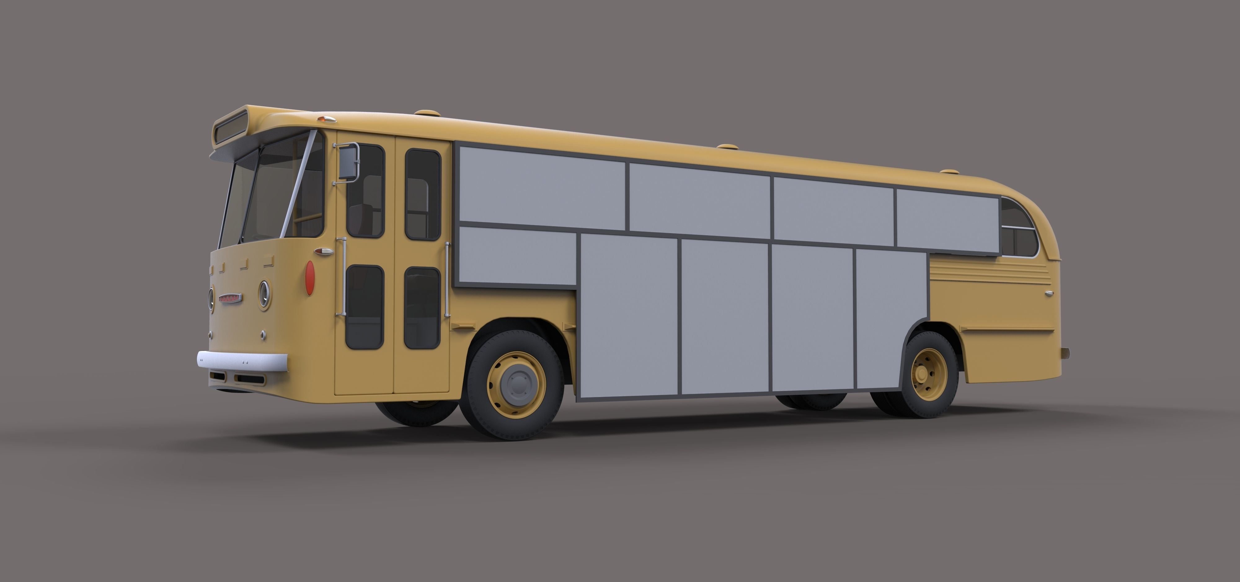 Gate bus from movie Mad Max 2 3D model | CGTrader