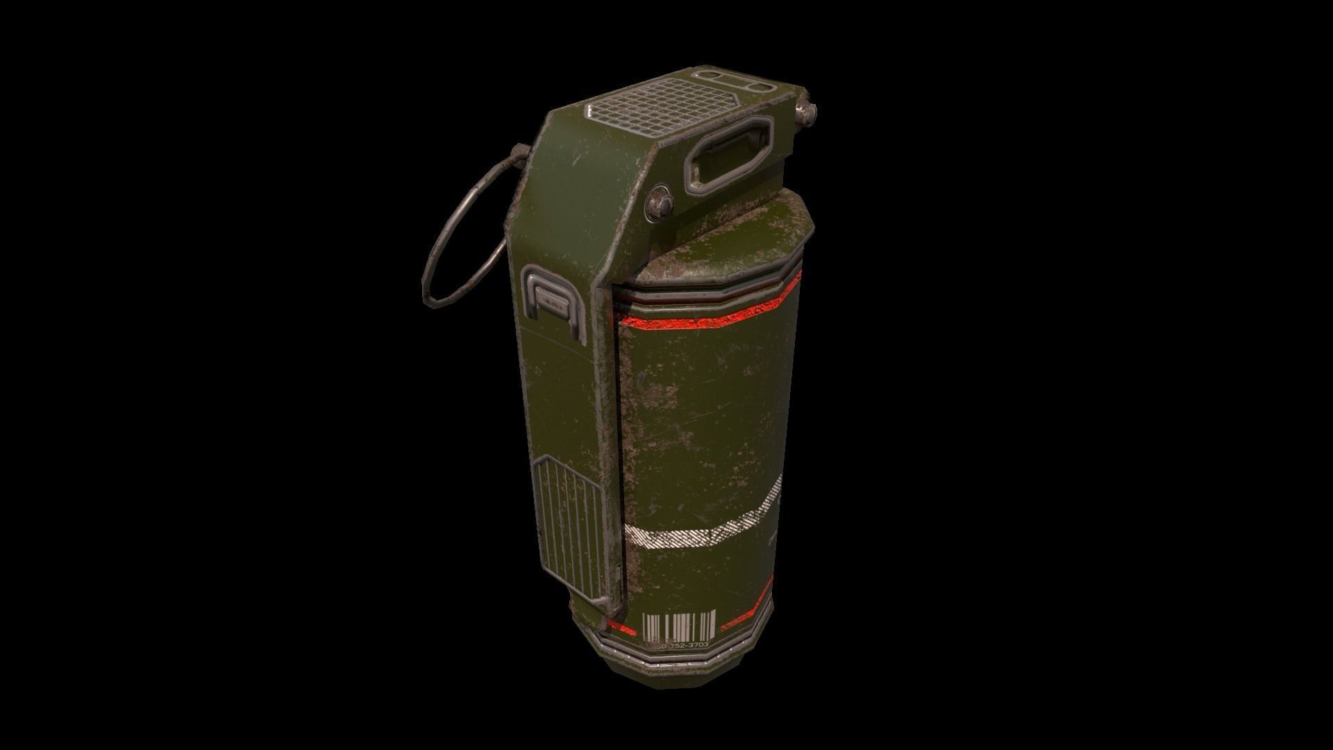 3D model Flash Grenade VR / AR / low-poly | CGTrader