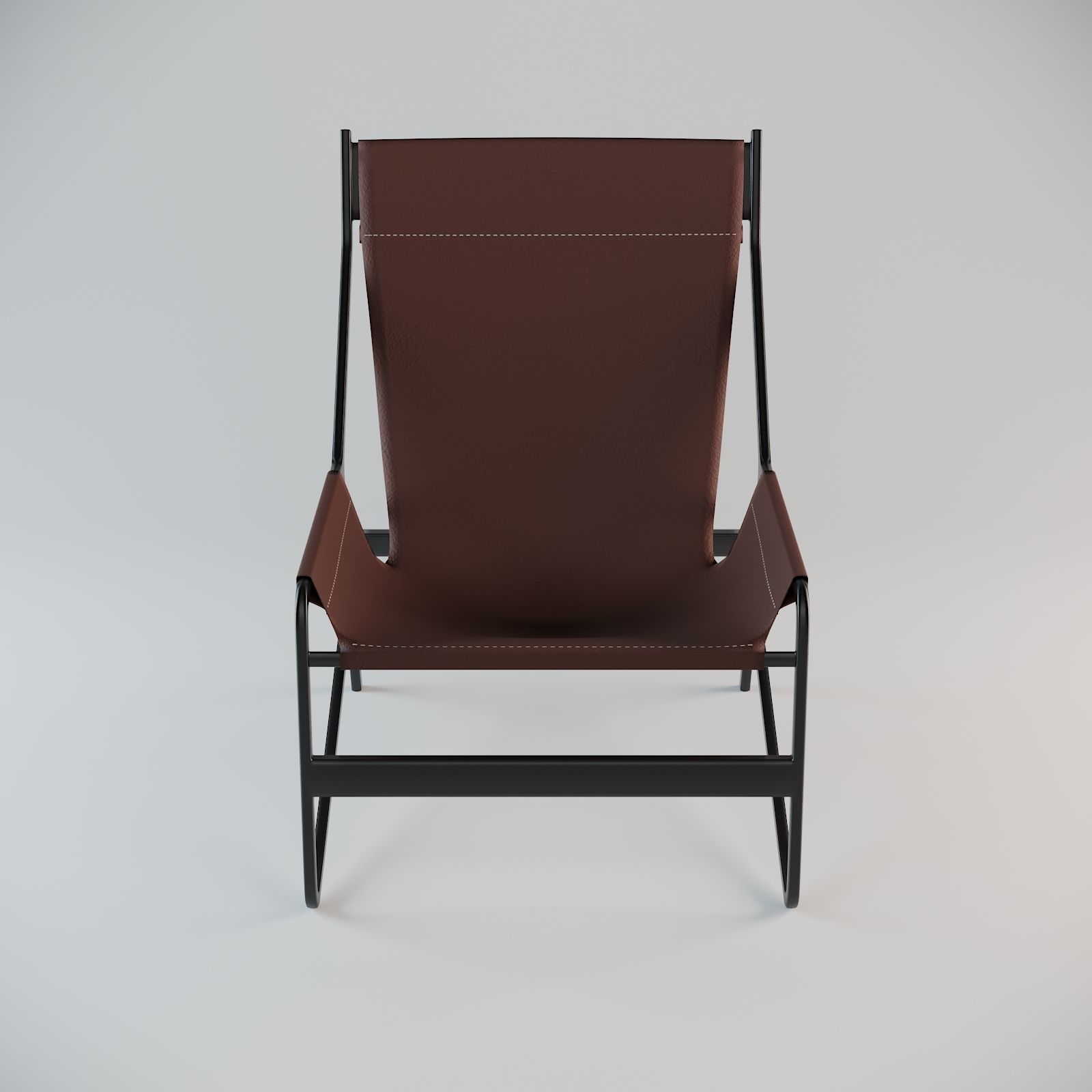 3D model Frame Chair Leather Seat VR / AR / low-poly | CGTrader