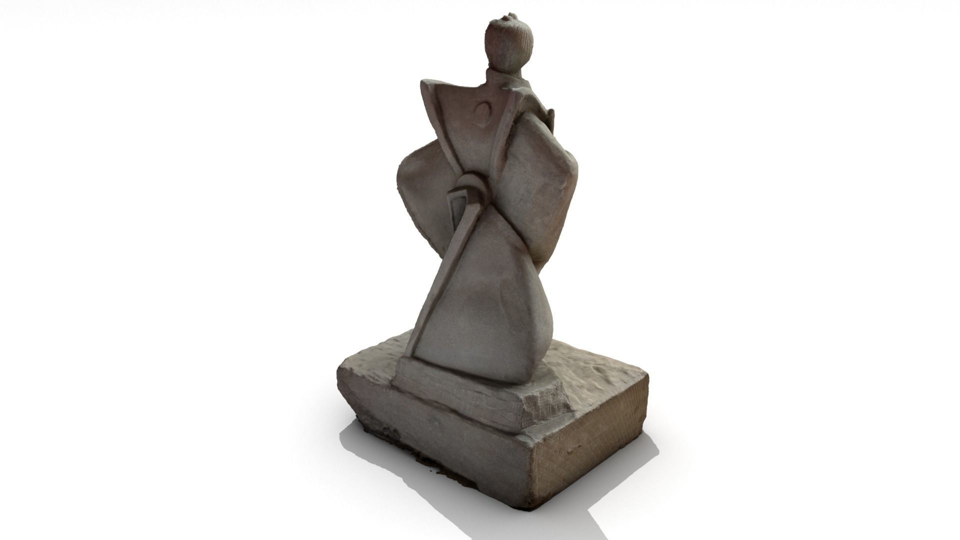 Stone Samurai Statue 3D Scan 3D model | CGTrader