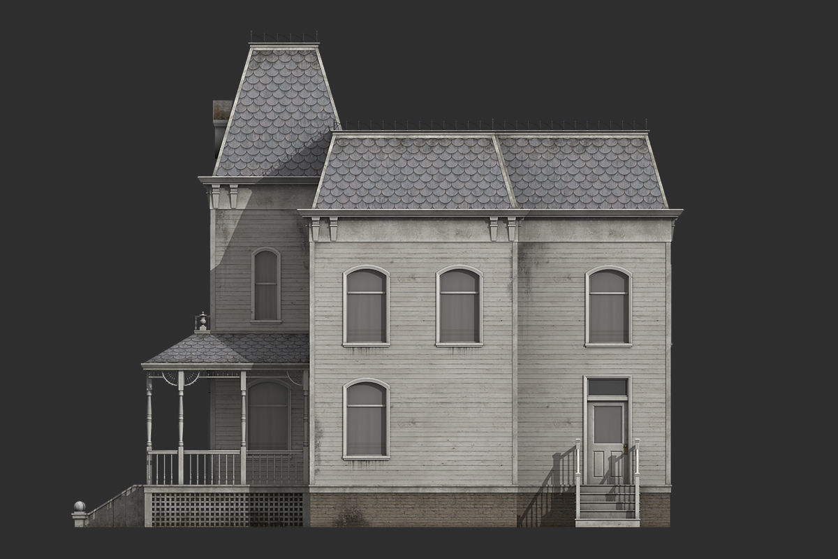 3D model Haunted House VR / AR / low-poly | CGTrader
