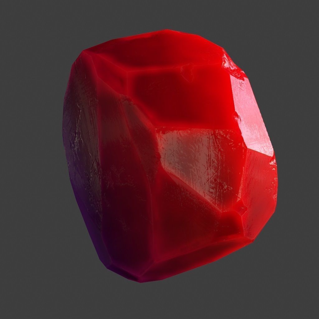 3D model crystal cube VR / AR / low-poly | CGTrader