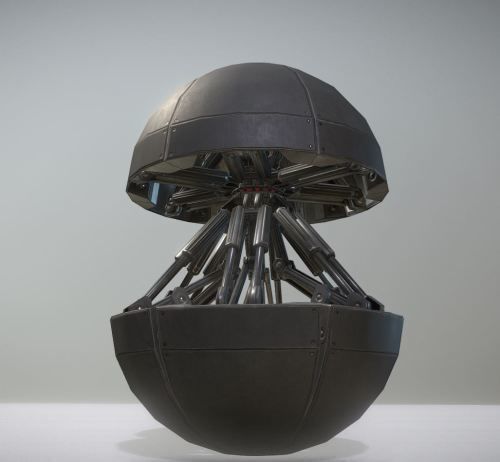 3D model Hydraulic Sphere-Bot VR / AR / low-poly rigged animated | CGTrader