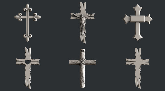 3d STL models for CNC set cross 3D model | CGTrader