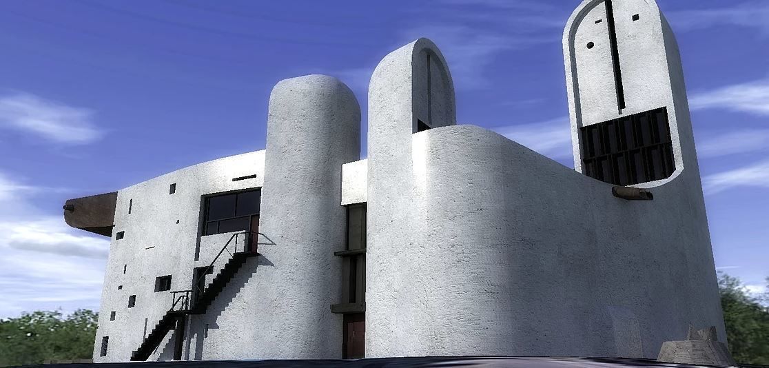 Capilla de Ronchamp 3D model | CGTrader