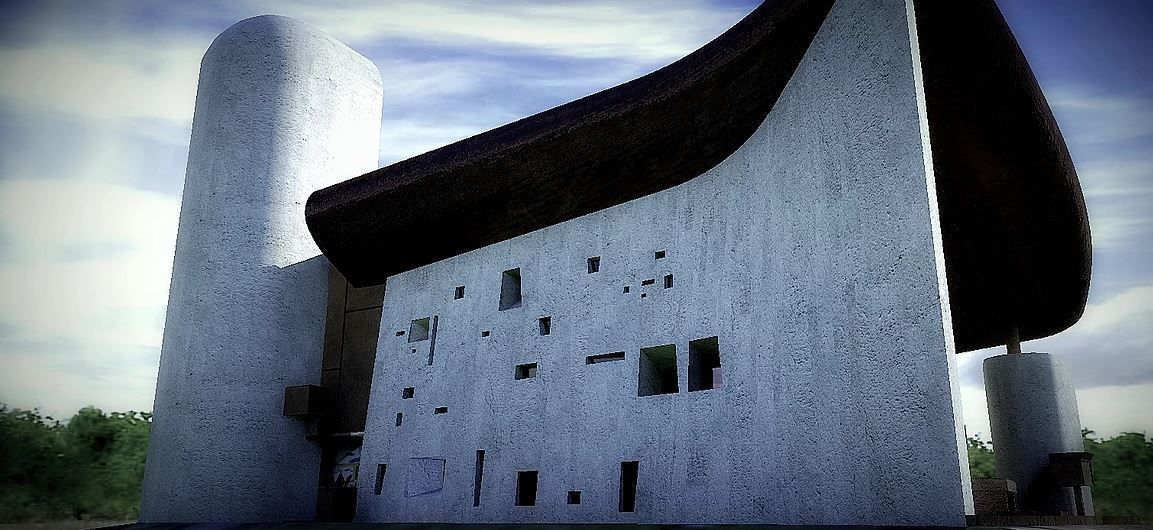 Capilla de Ronchamp 3D model | CGTrader