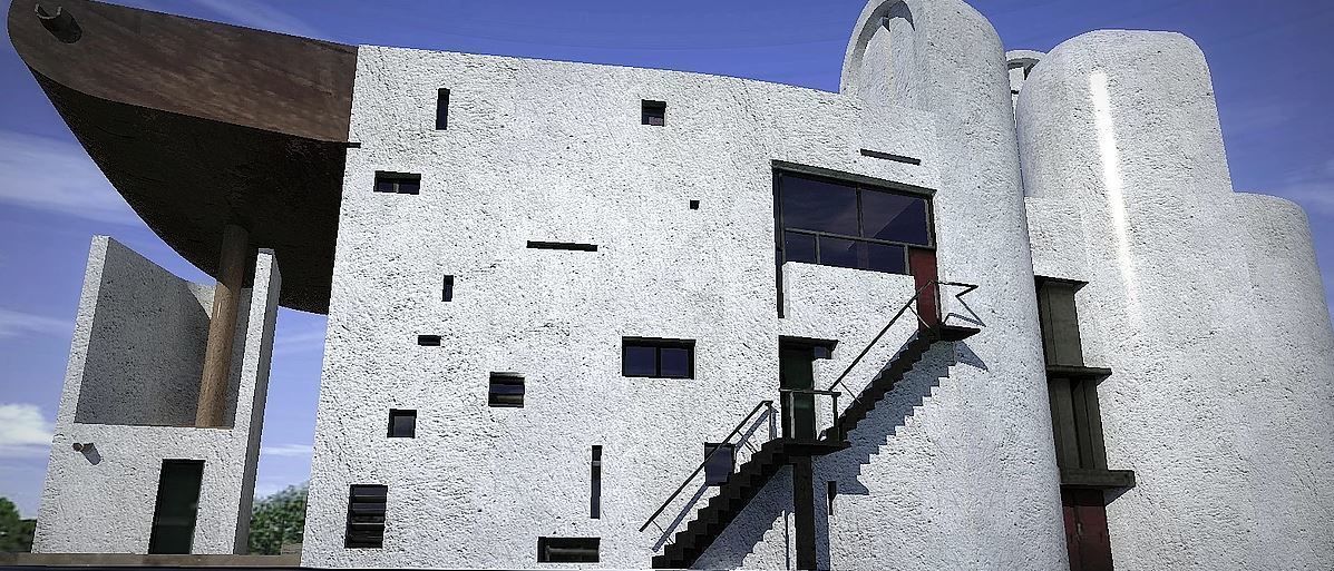 Capilla de Ronchamp 3D model | CGTrader