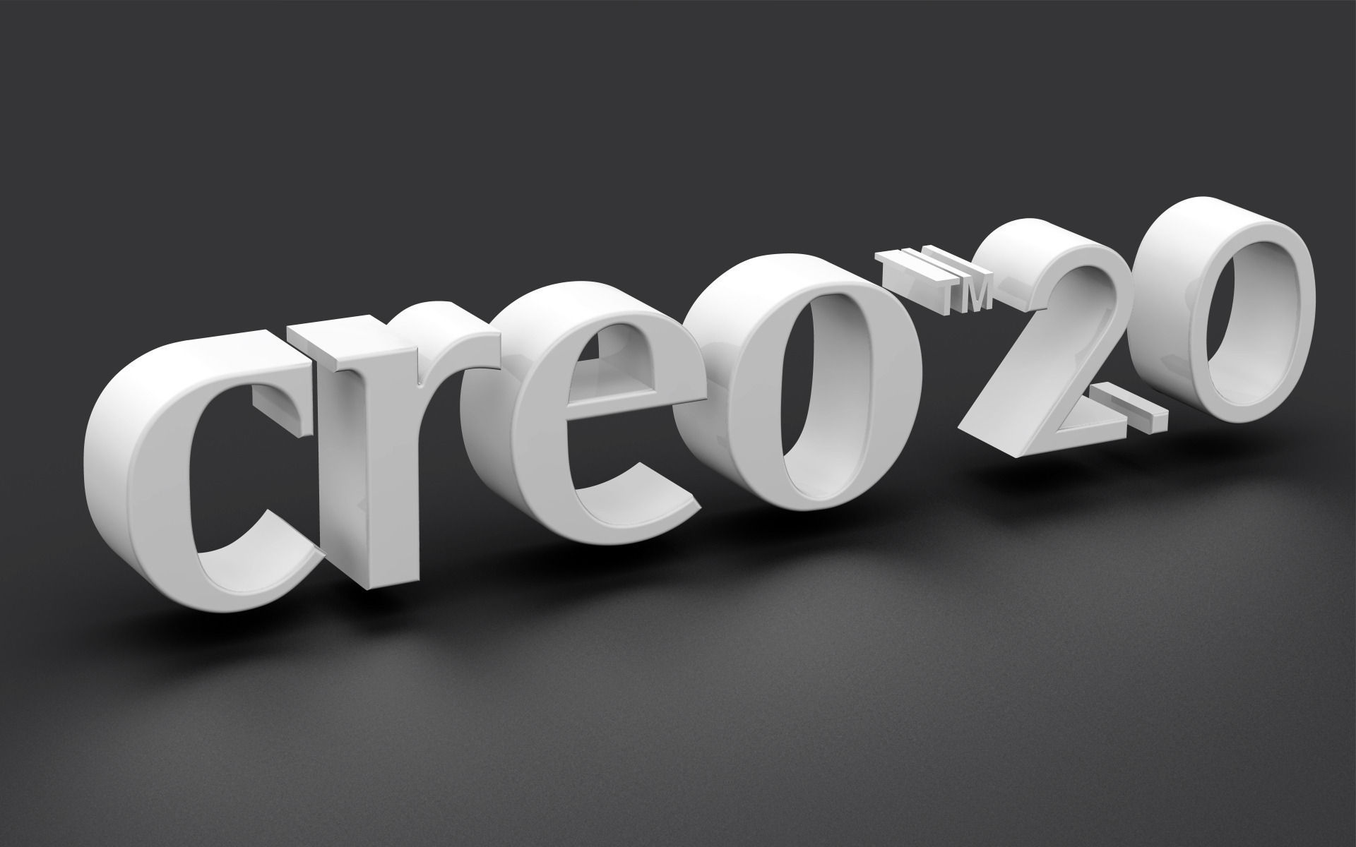 Creo 20 logo free 3D Model IGE IGS IGES | CGTrader.com