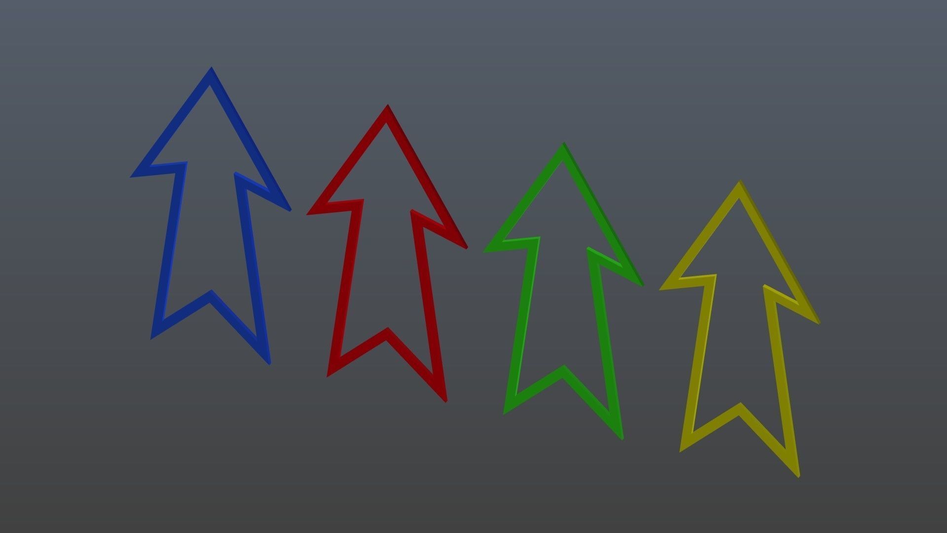 3D model Low poly arrow 3 VR / AR / low-poly | CGTrader