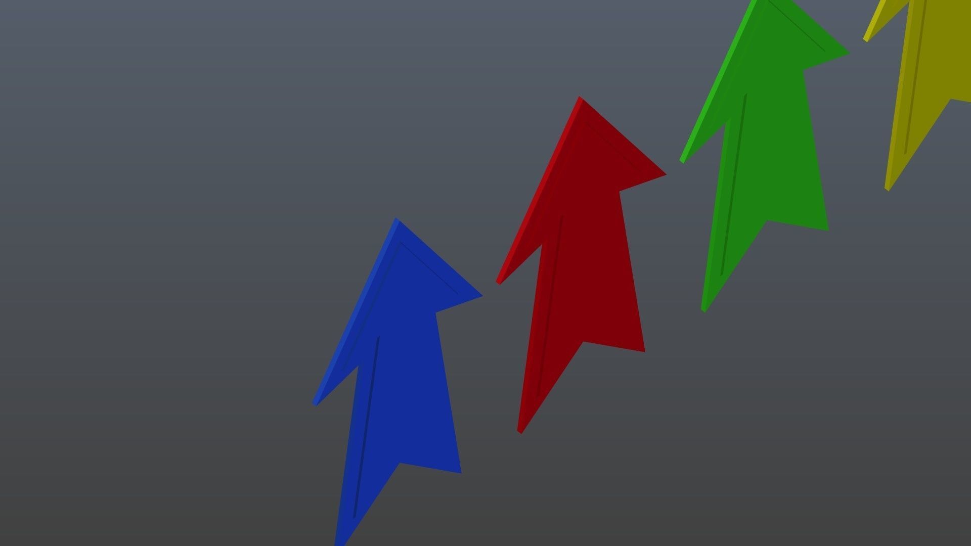 3D model Low poly arrow 4 VR / AR / low-poly | CGTrader