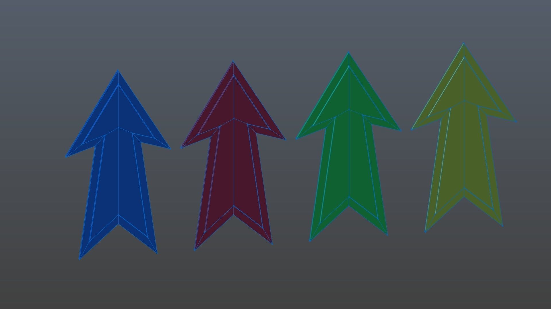 3D model Low poly arrow 4 VR / AR / low-poly | CGTrader