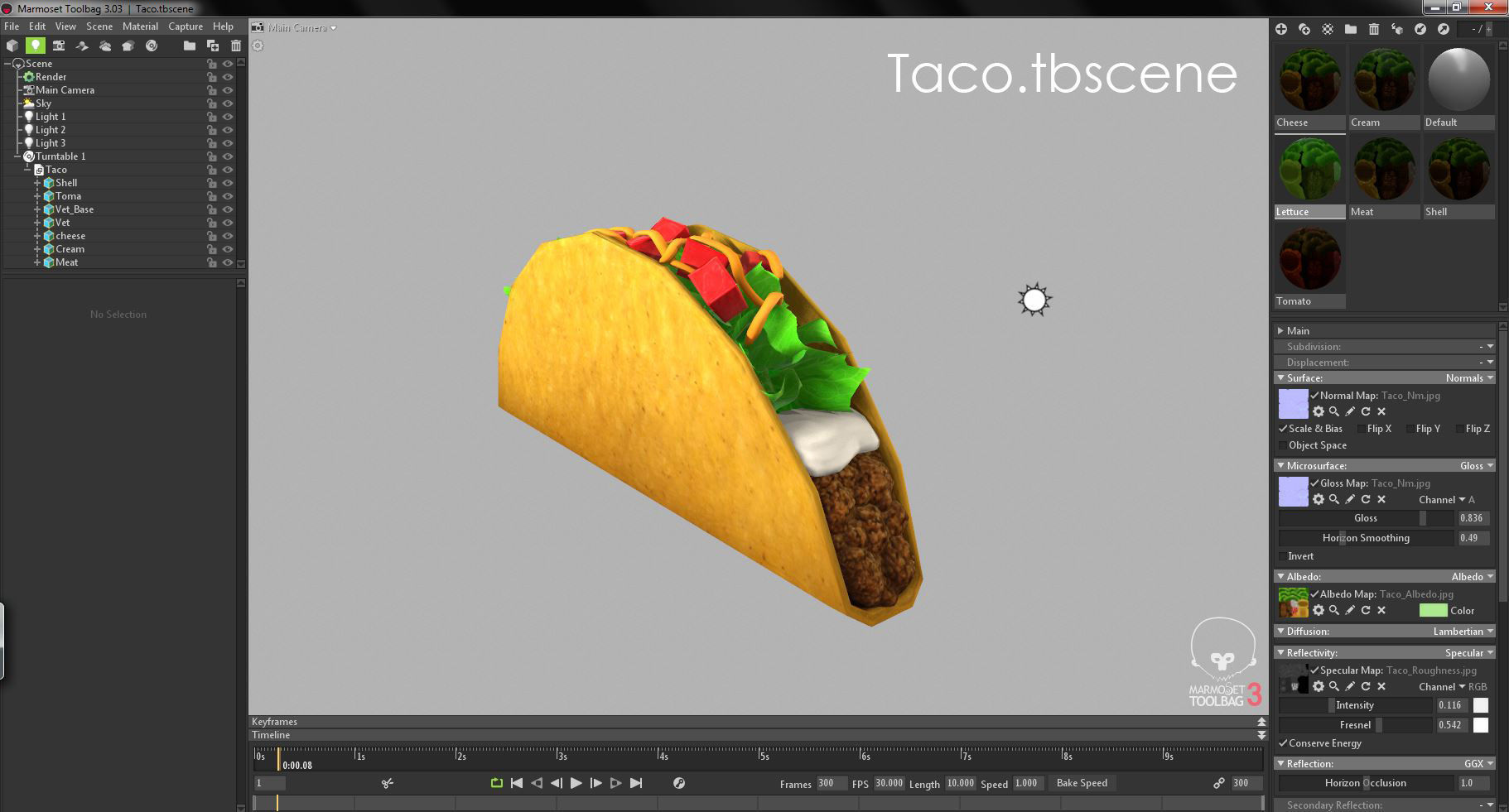 Taco Model 3D model | CGTrader