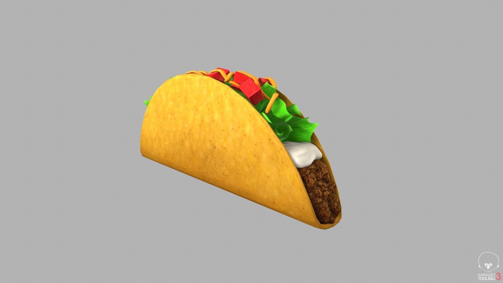 Taco Model 3D model | CGTrader
