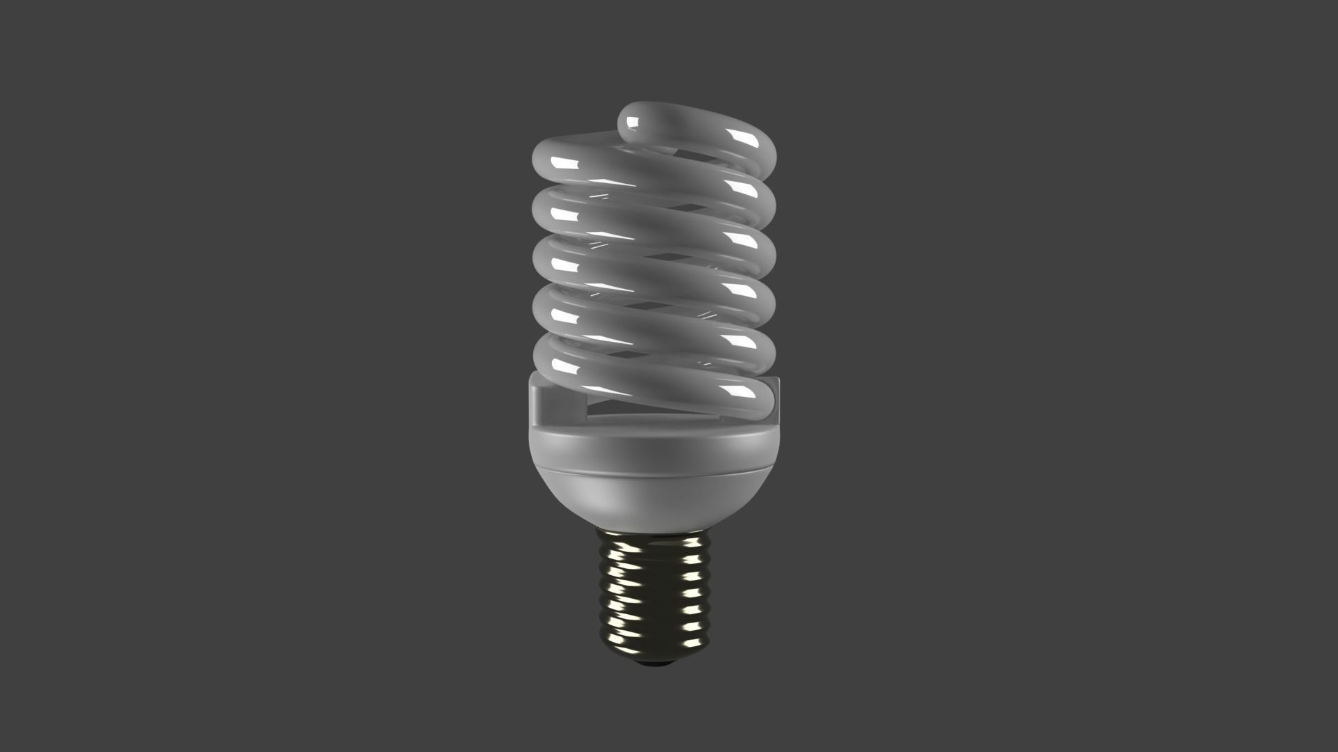 lamp bulb spiral helix light 3D model | CGTrader