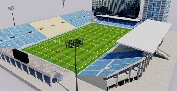 3D model Chichibunomiya Rugby Stadium - Tokyo VR / AR / low-poly | CGTrader