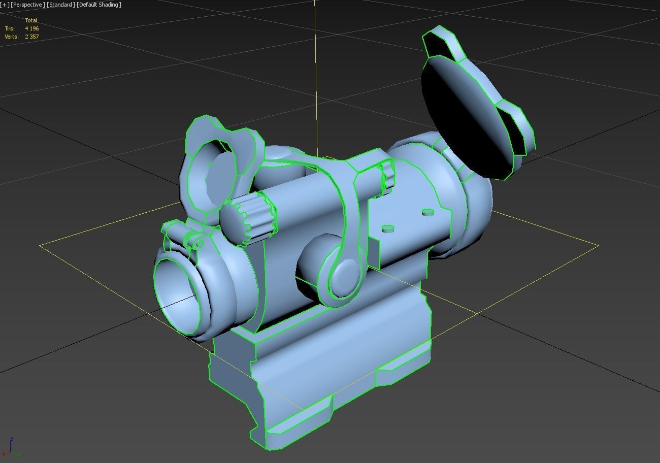 3D model Aimpoint PRO Patrol Rifle Optic VR / AR / low-poly | CGTrader
