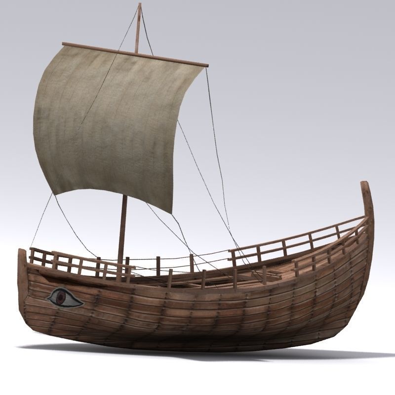 3D model Kyrenia Ancient Trade Ship VR / AR / low-poly | CGTrader