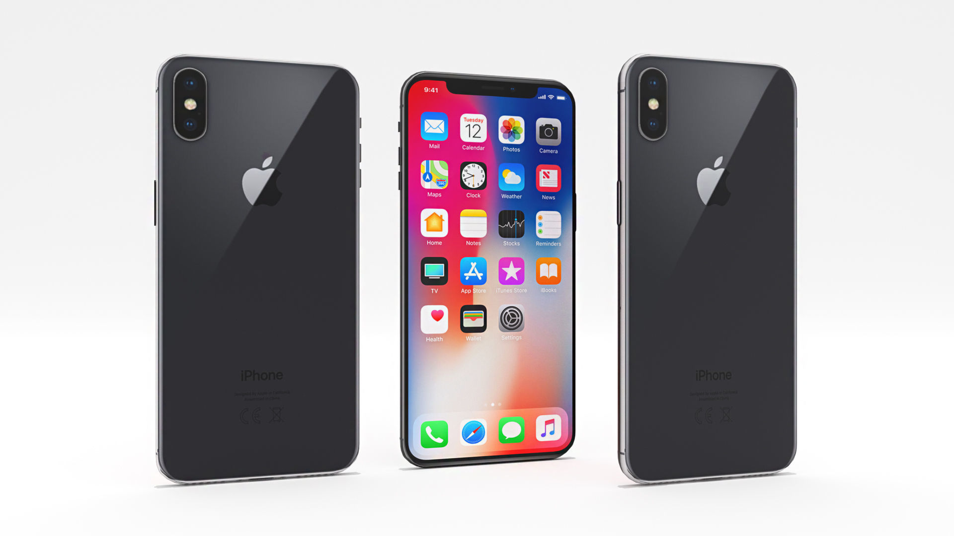 Apple iPhone X free VR / AR / low-poly 3D model | CGTrader