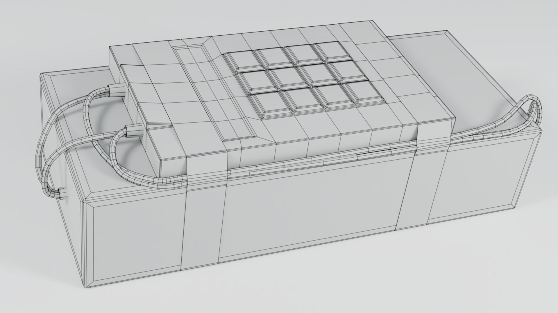 3D model C4 Bomb - Improvised explosive device PBR VR / AR / low-poly ...