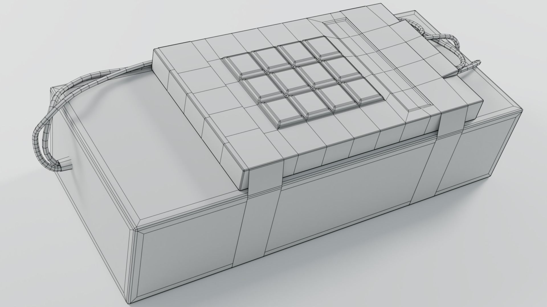 3D model C4 Bomb - Improvised explosive device PBR VR / AR / low-poly ...