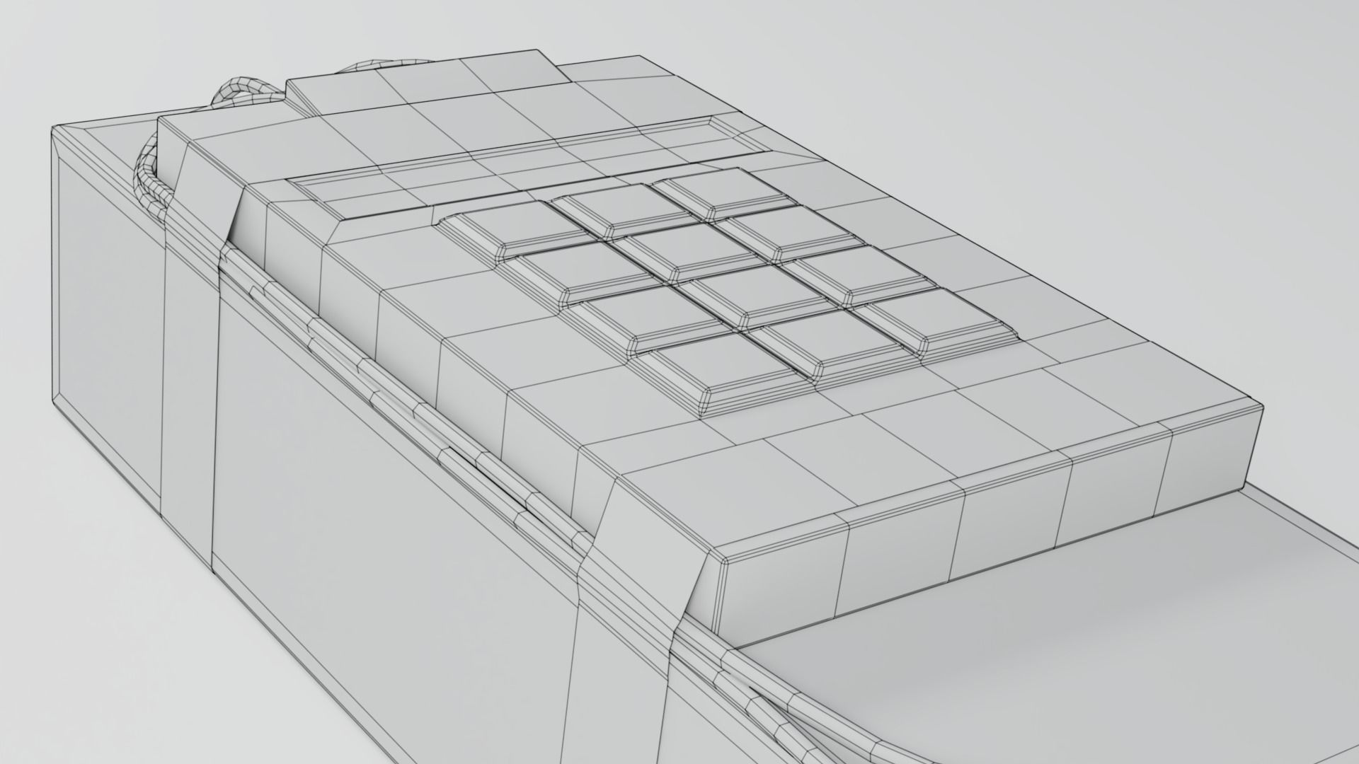 3D model C4 Bomb - Improvised explosive device PBR VR / AR / low-poly ...