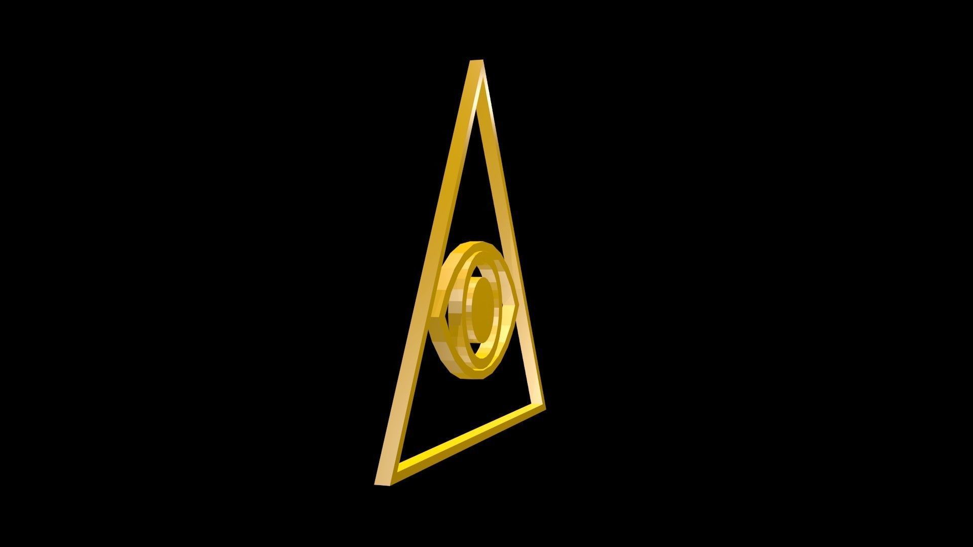 3D model Low poly Eye in Triangle VR / AR / low-poly | CGTrader
