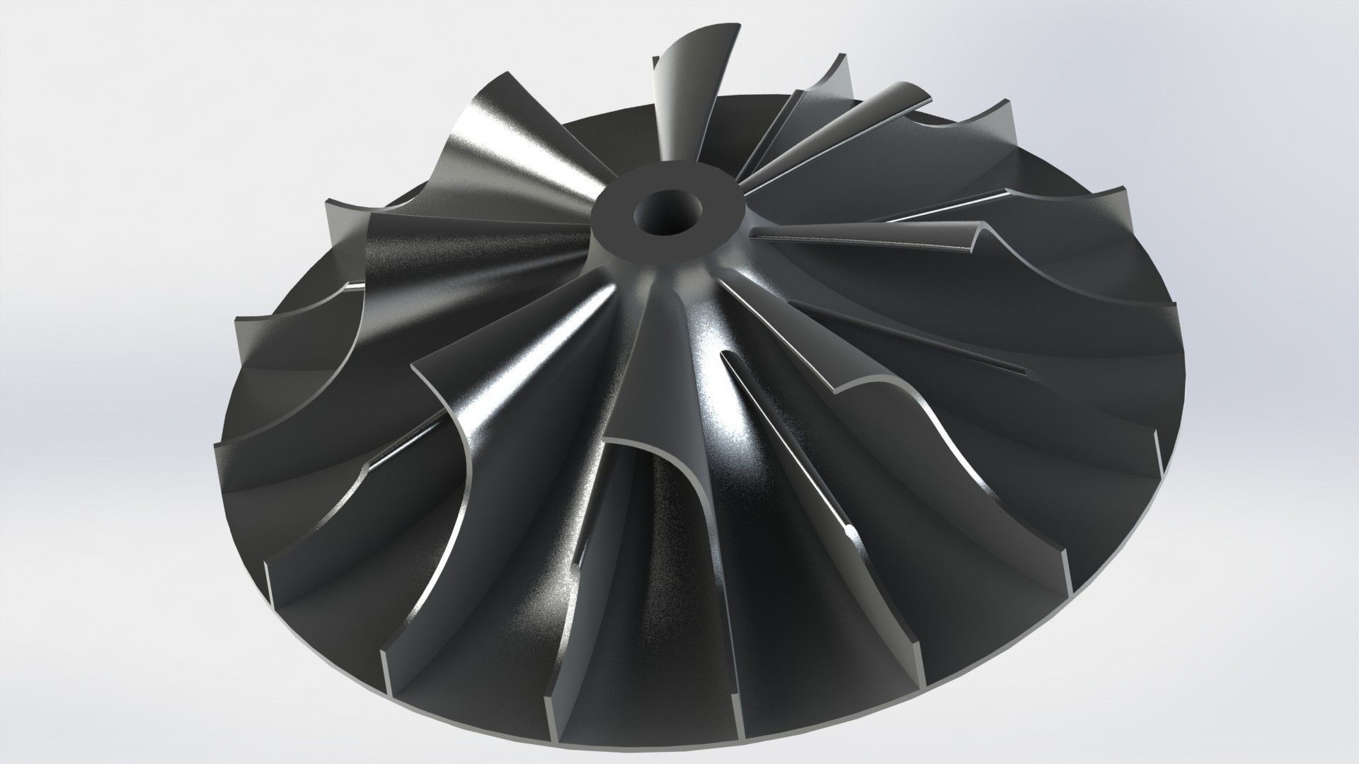 Impeller Free 3d Model Stl Ige Igs Iges